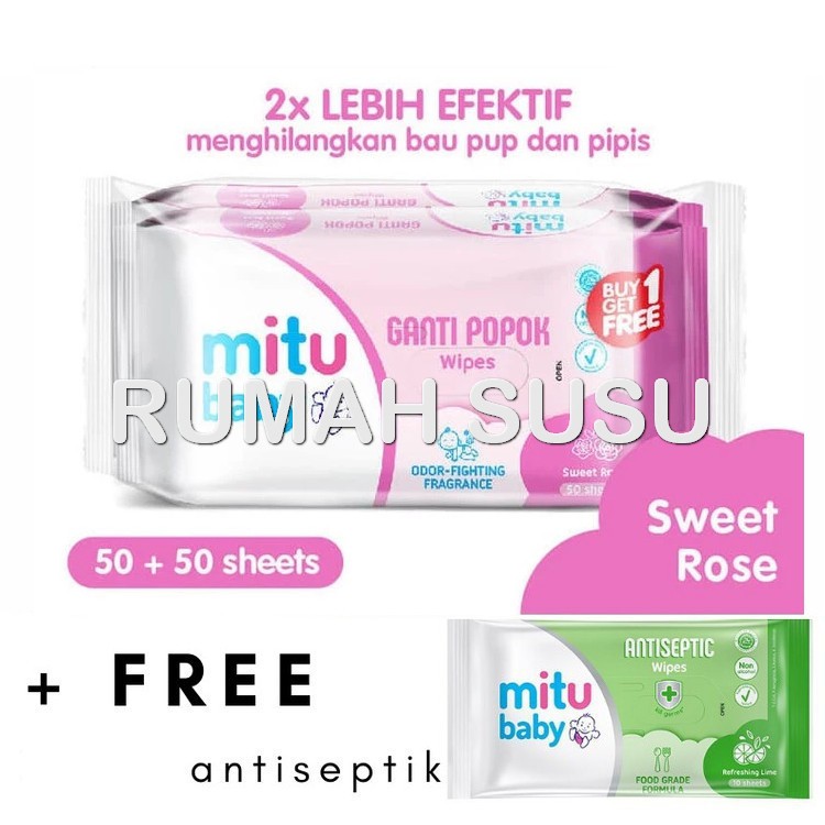Mitu Tissue Basah Baby 50'S (Buy 1 get 1) | Shopee Indonesia