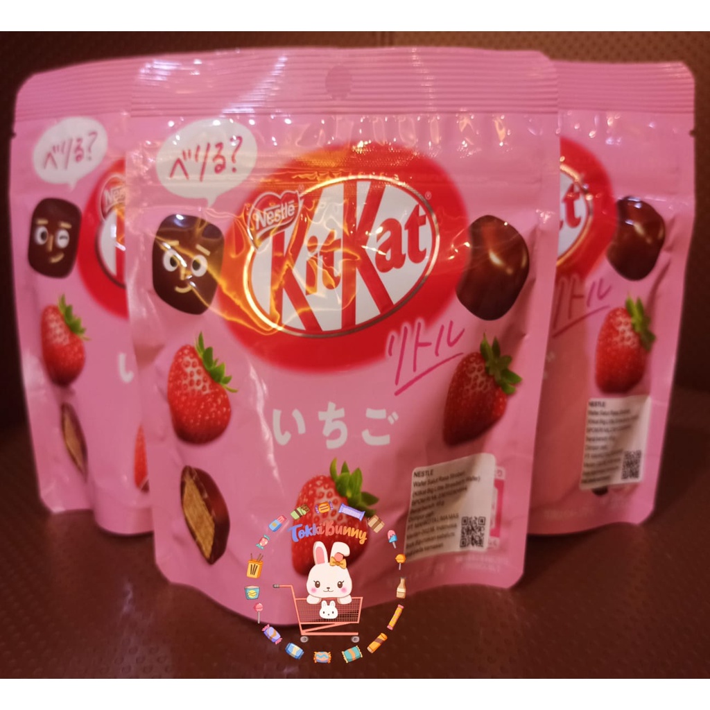 Jual Kit Kat Strawberry Chocolate Cube Minipack | Shopee Indonesia