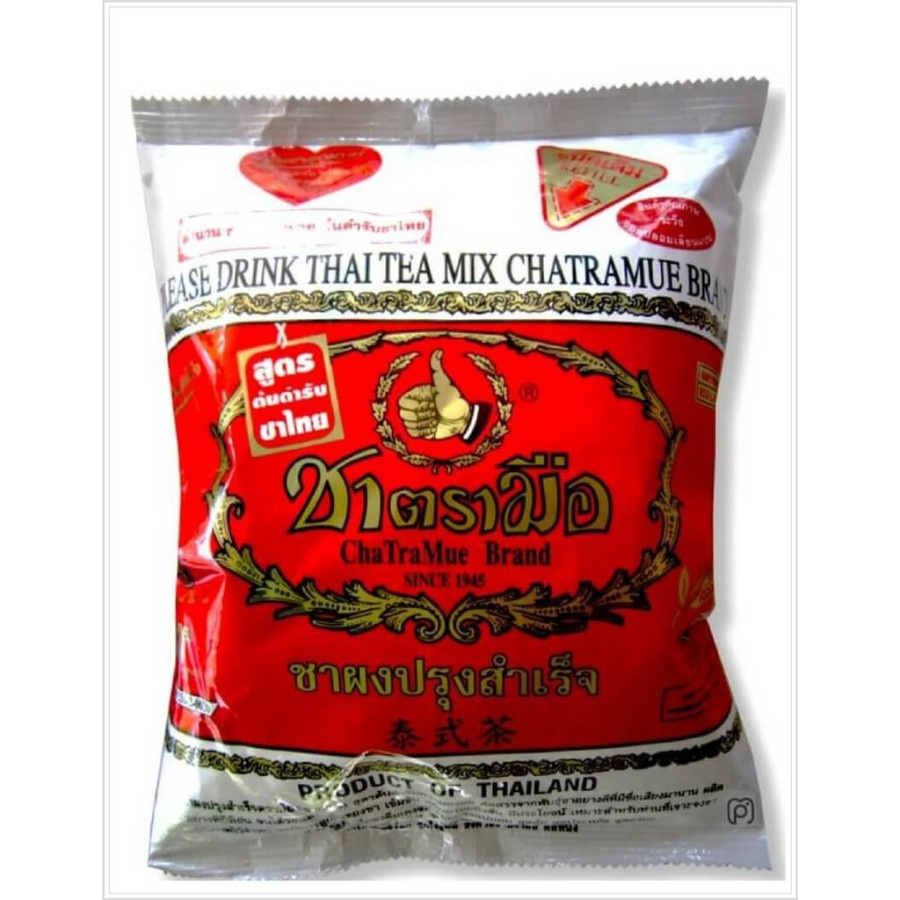 Jual Thai Tea Chatramue Brand 400gr Bubuk Daun Teh Thailand Cha Tramue ...