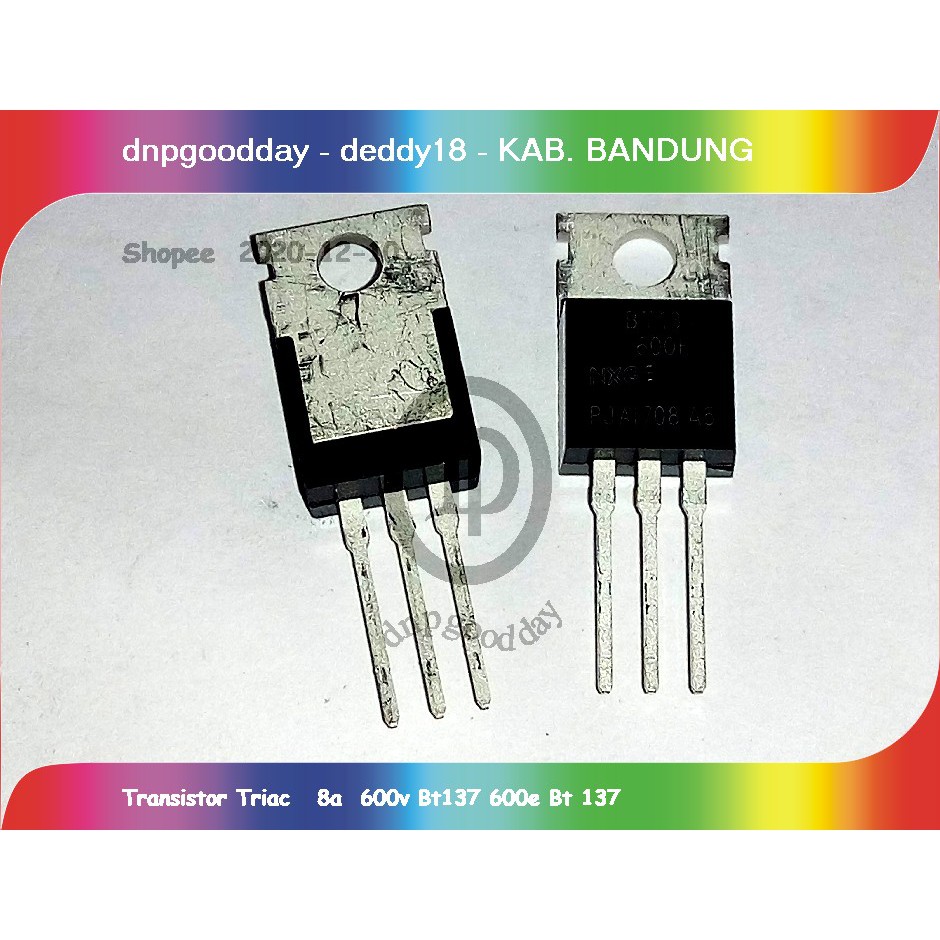 Jual Transistor Triac 8a 600v Bt137 600e Bt 137 | Shopee Indonesia