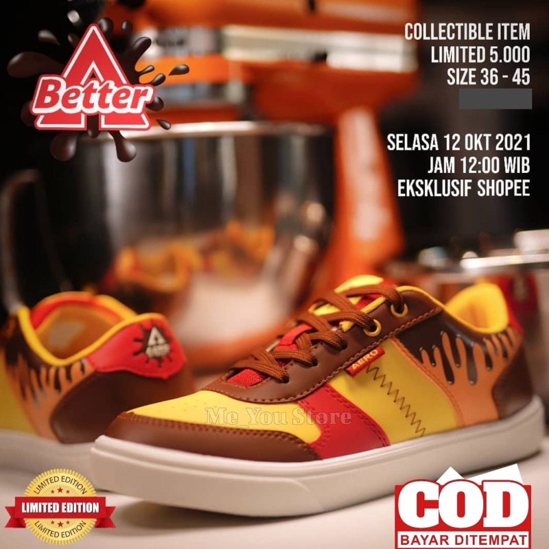 Jual AEROSTREET X BETTER / SEPATU SNEAKERS PRIA AEROSTREET X GETZKE ...