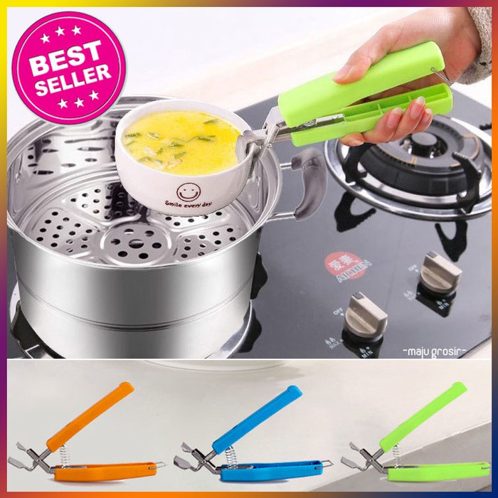Jual alat dapur jepit mangkok penahan panas menjepit pancil menahan ...