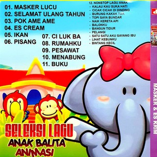 Jual KASET KOLEKSI VIDEO MUSIK LAGU ANAK BALITA-LAGU ANAK TK PAUD-LAGU ...