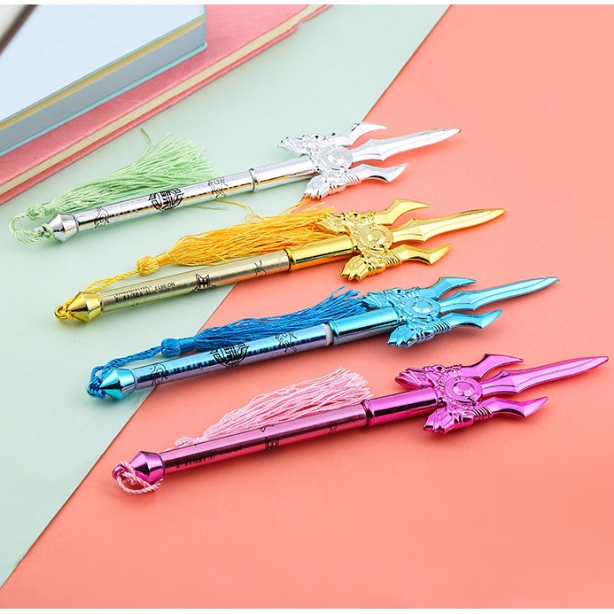 Jual Bolpen Bolpoint Ballpoint Pen Pulpen Unik Model Tombak Trident ...