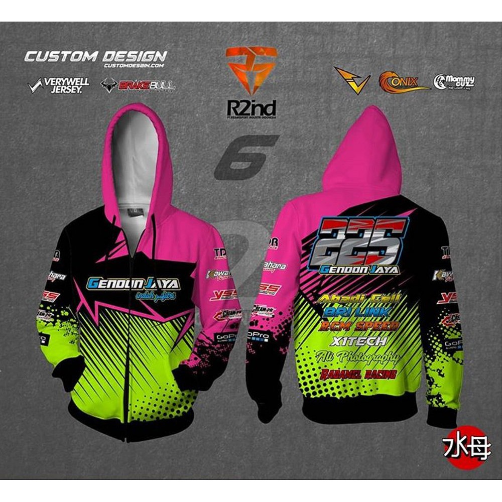 Jual Jaket Racing Desain Custom Indonesia|Shopee Indonesia