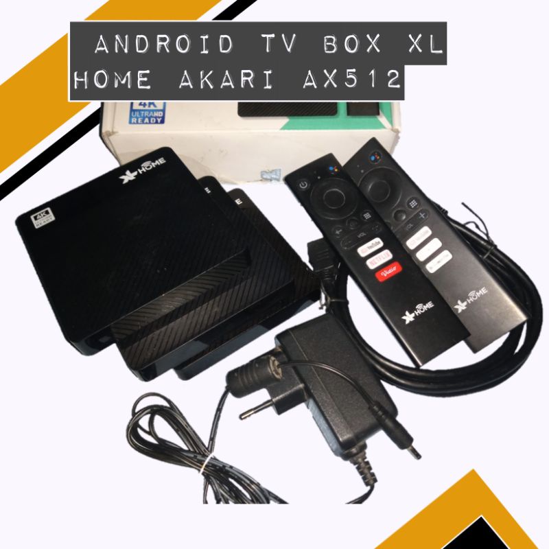 Jual STB ANDROID TV BOX xl home akari ax512 normal siap pakai | Shopee ...