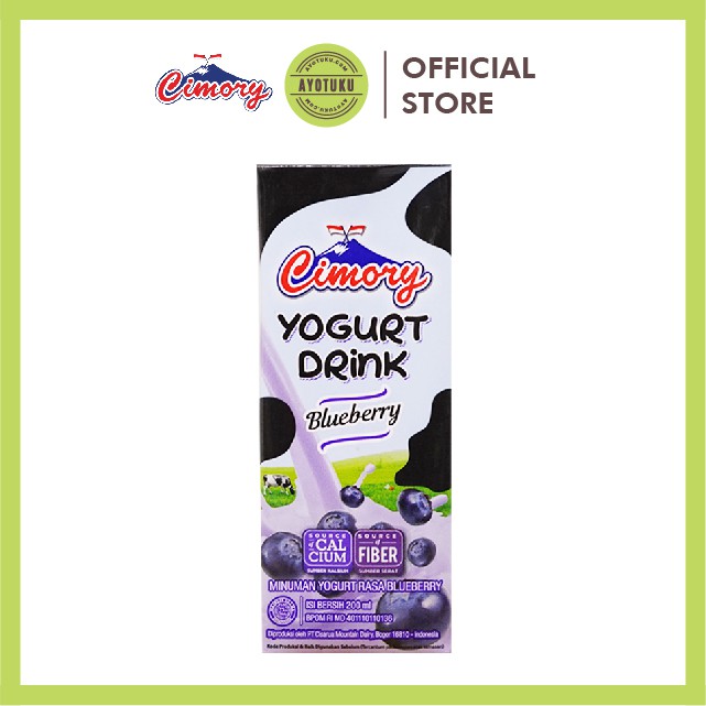 Jual SUSU CIMORY UHT MILK 200 ML (BLUEBERRY) | Shopee Indonesia
