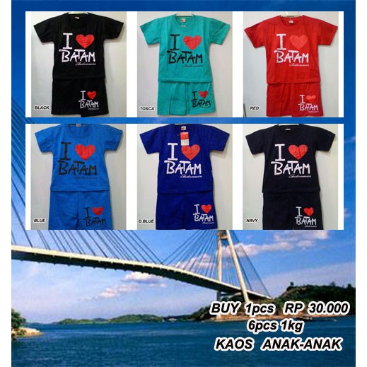 Jual Kaos I Love Batam | Shopee Indonesia