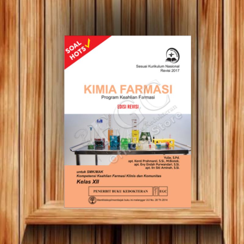 Jual EGC BUKU SMK KESEHATAN Kimia Farmasi Kelas XII (SMKF JABAR) | Shopee Indonesia