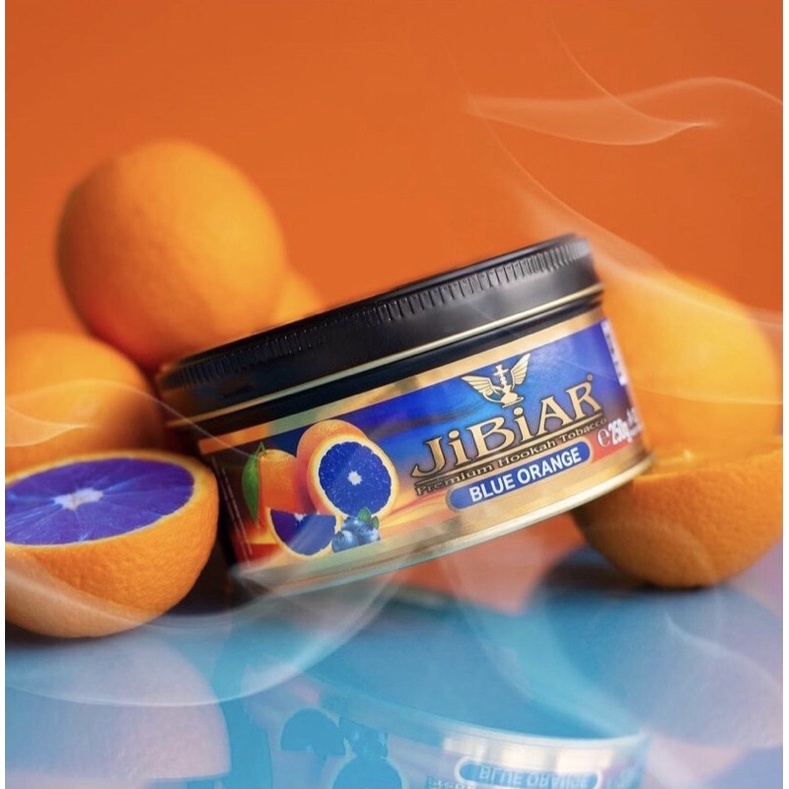 Jual JIBIAR Premium Hookah Tobacco Blue Orange from Turkey 50gr ...