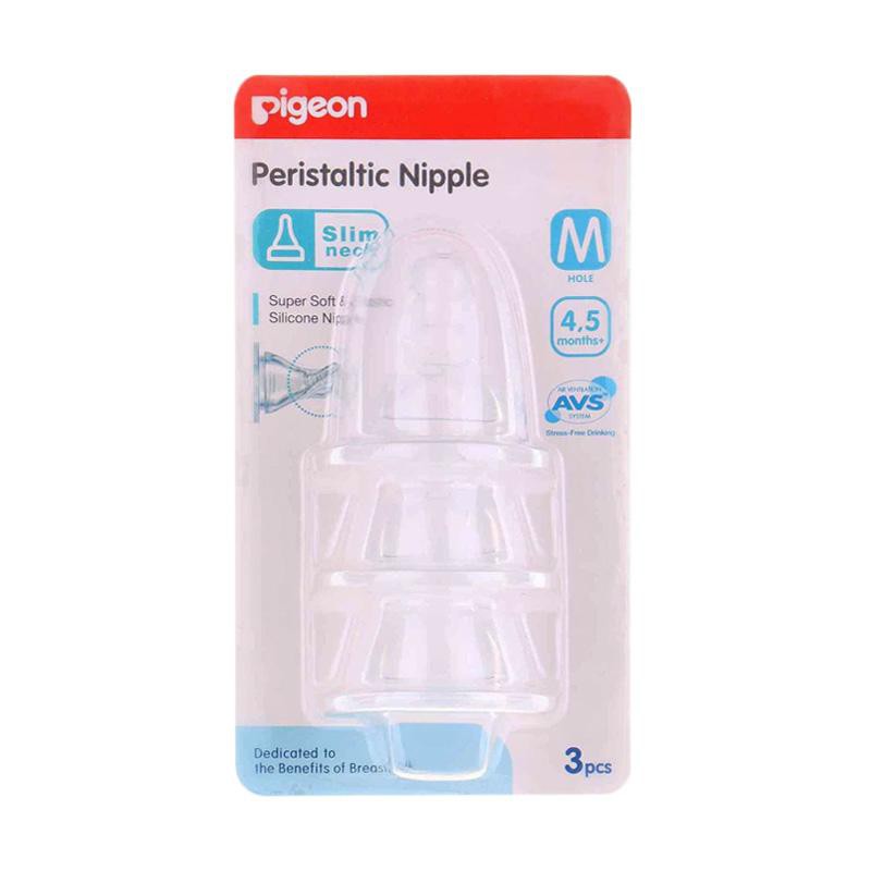 Jual PIGEON Dot Slim Neck Size M Isi 3 Pcs | Shopee Indonesia