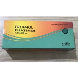 Jual erlamol box/ Erlamol Paracetamol 500mg - Box | Shopee Indonesia