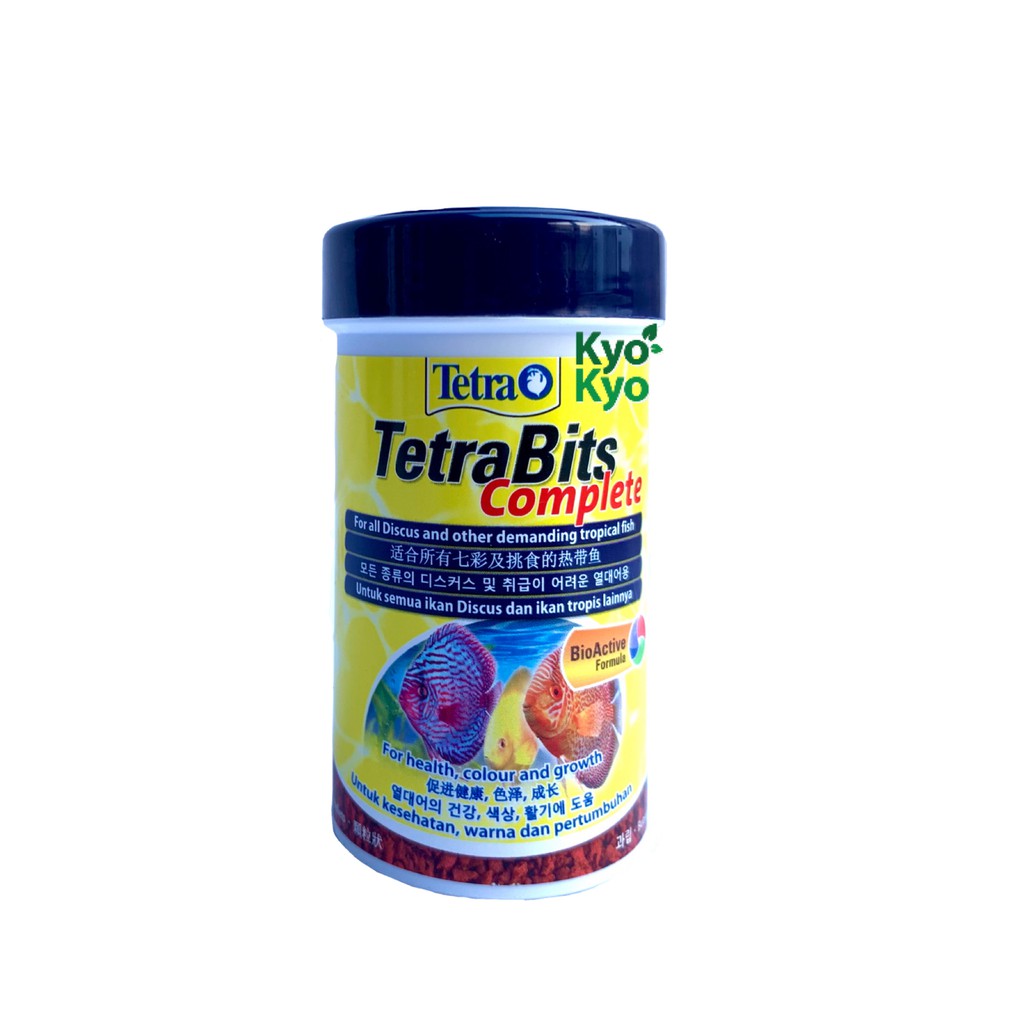 Jual TETRABITS KECIL Makanan Pakan Ikan Tetra Bits Complete Granules ...