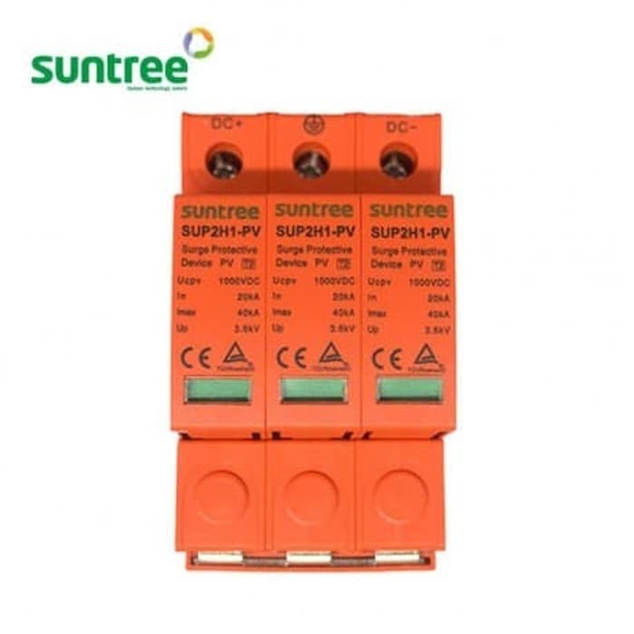 Jual PV SURGE PROTECTOR SUNTREE DC SPD 2 POLES 500V 20-40KA SUP2H-PV 2P ...