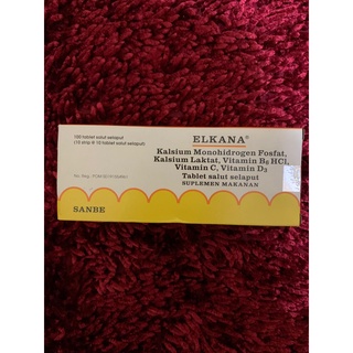 Jual Elkana Multivitamin per Box Isi 10 Strip @10 Tablet | Shopee Indonesia