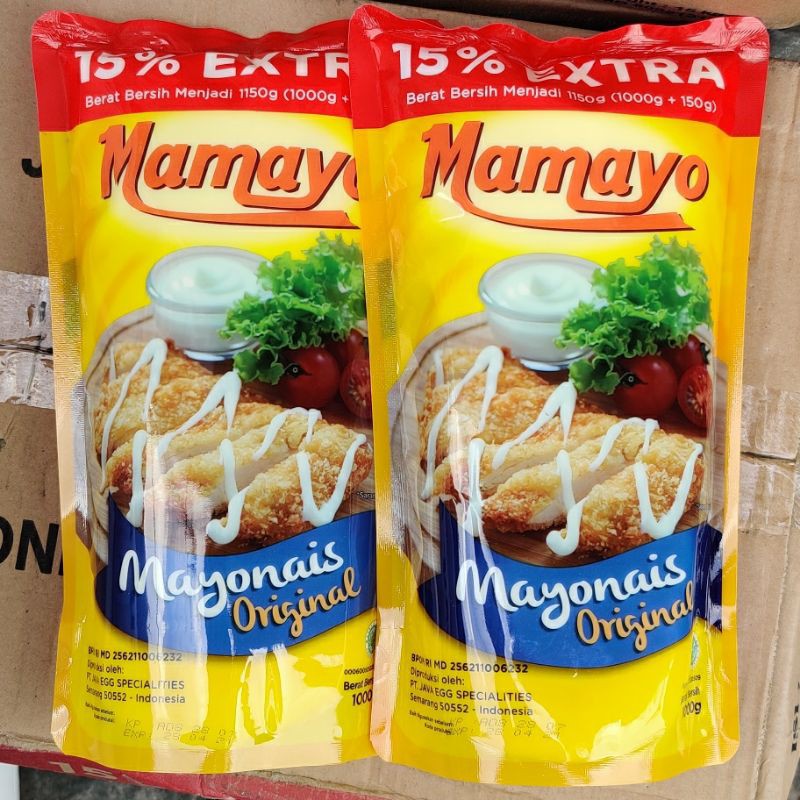 Mamayo Mayonaise Original 1 kg by Cimory kemasan Refill Pouch EXTRA ...
