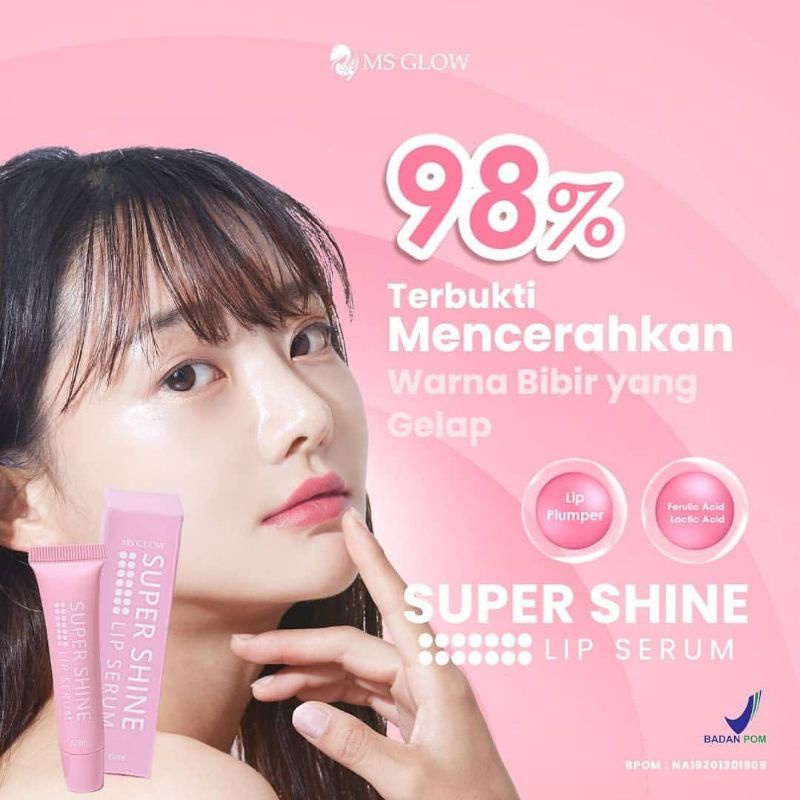 Jual SUPER SHINE LIP SERUM MS GLOW | Shopee Indonesia