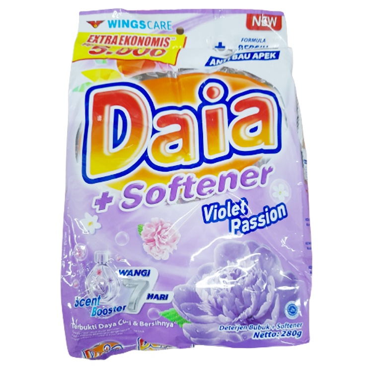 Jual Daia + Softener Scent Booster Violet Passion Ungu 280 g | Shopee ...
