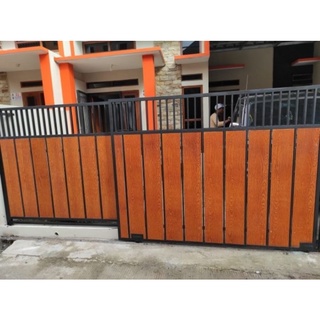Jual pintu gerbang pagar besi conwood | Shopee Indonesia