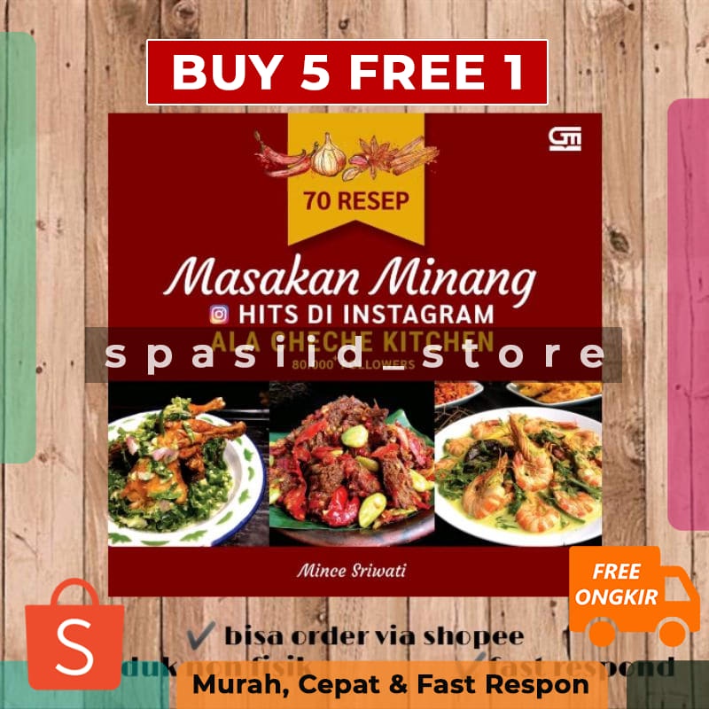 Jual RESEP CHECHE KITCHEN - 70 Resep Masakan Minang | Shopee Indonesia
