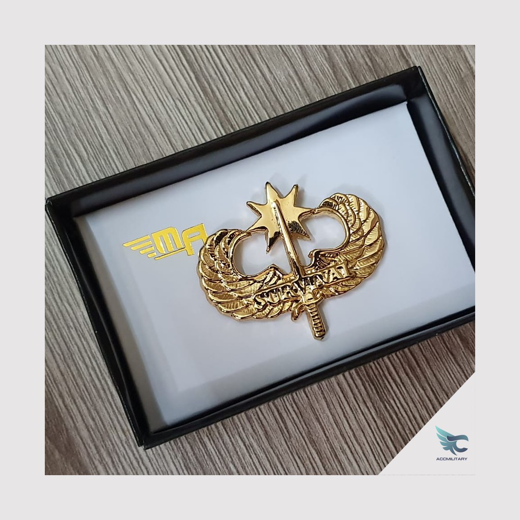 Jual Brevet Wing SURVIVAL PDH Brivet Pin | Shopee Indonesia