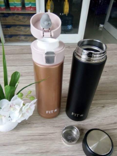 Jual Fit Star Tumbler Botol Minum Termos Stainless Tahan Hangat 12 Jam ...