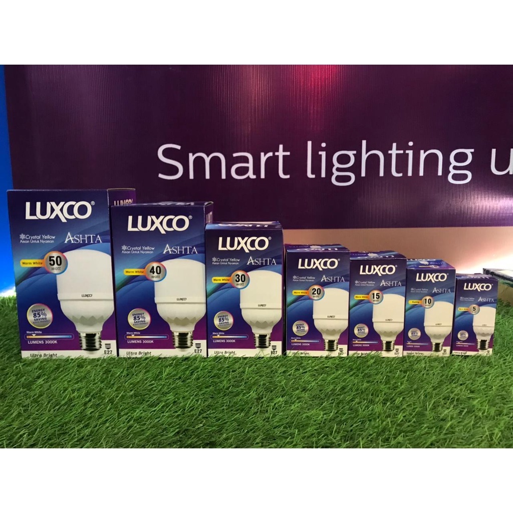 Jual LAMPU LED LUXCO ASHTA 5 - 50 WATT KUNING | Shopee Indonesia