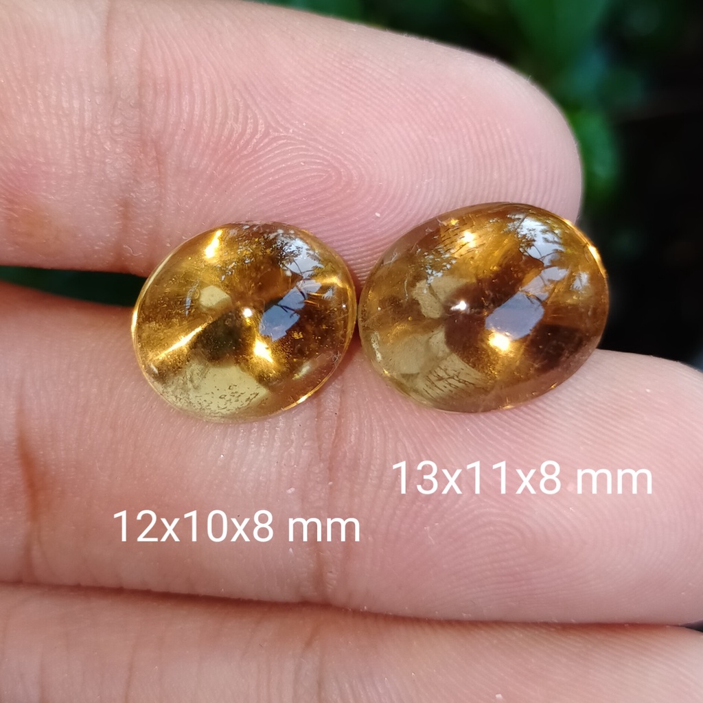 Batu Kecubung Kuning Kalimantan