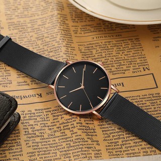 Jual JAM TANGAN PRIA RELOGIO ANALOG HITAM POLOS KASUAL FORMAL STAINLESS ...