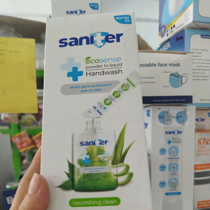 Jual saniter handwash starter kit murah promo | Shopee Indonesia