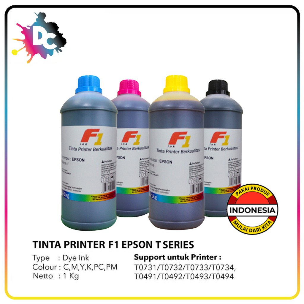 Jual Tinta Refill Epson T Series F1 Ink 1kg | Shopee Indonesia