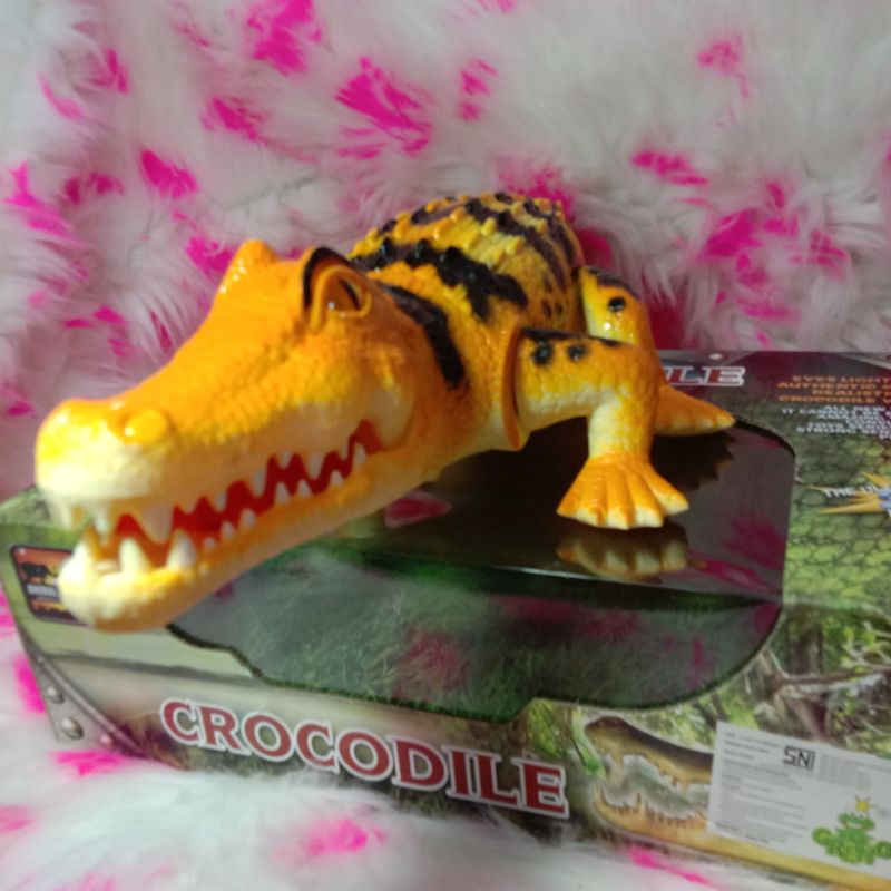 Jual mainan buaya crocodile | Shopee Indonesia
