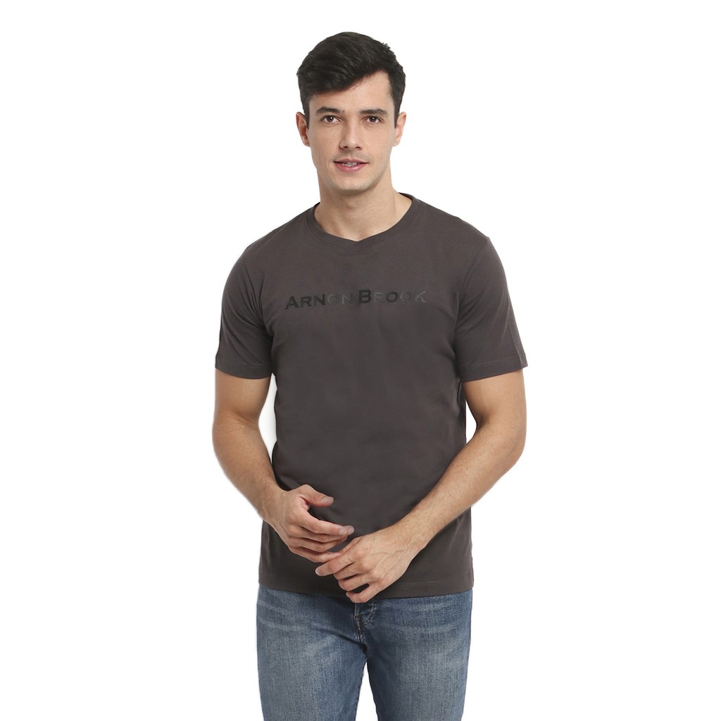 Jual Arnon Brook - T Shirt 10CXAA0001 - Grey | Shopee Indonesia