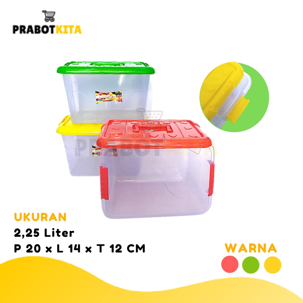 Jual Container Box Mini Transparant / Kotak Tempat Penyimpanan ...