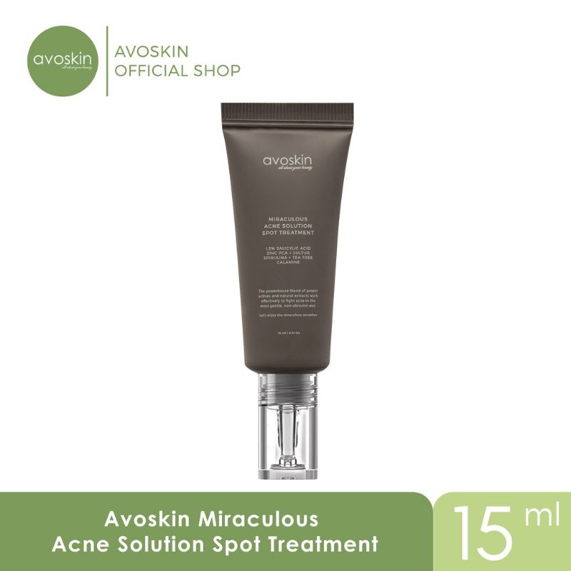 Jual Avoskin Miraculous Acne Solution Spot Treatment | Shopee Indonesia
