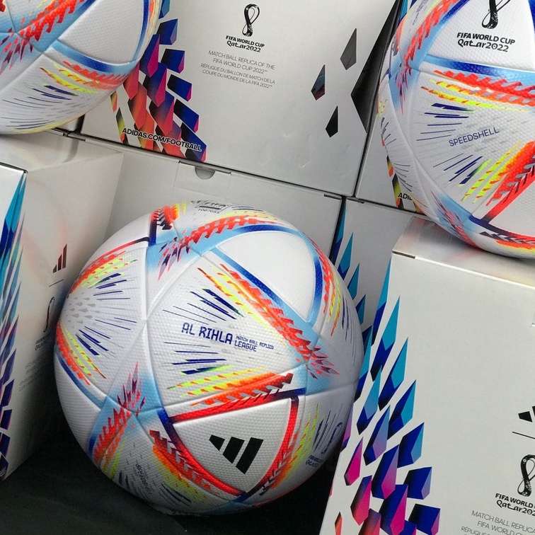 Jual BOLA SOCCER ADIDAS AL RIHLA QATAR 2022 H57782 | Shopee Indonesia