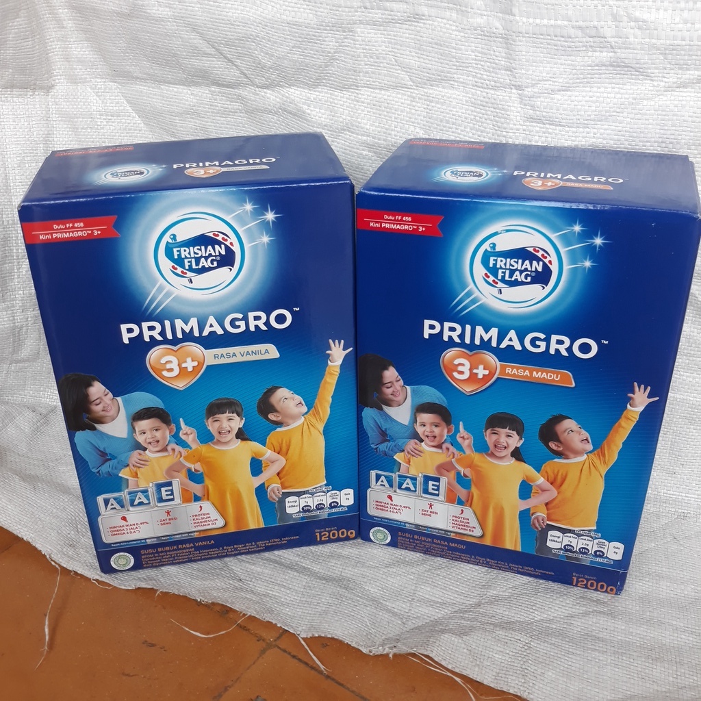 Jual SUSU FRISIAN FLAG PRIMAGRO 3+ VANILA/MADU 1200GRAM | Shopee Indonesia