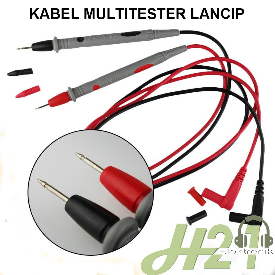 Jual CABLE MULTITESTER LANCIP BESAR / KABEL MULTITESTER TW PROBE TEBAL ...