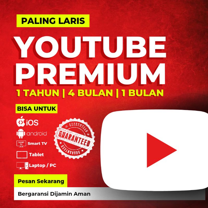 Jual Promo Youtube Premium Nonton Tanpa Iklan | Shopee Indonesia