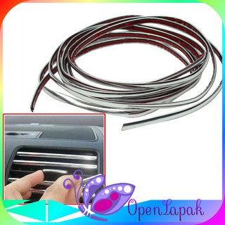Jual List Chrome Moulding Silver List Jendela Pintu Mobil LIST DEKOR AC ...
