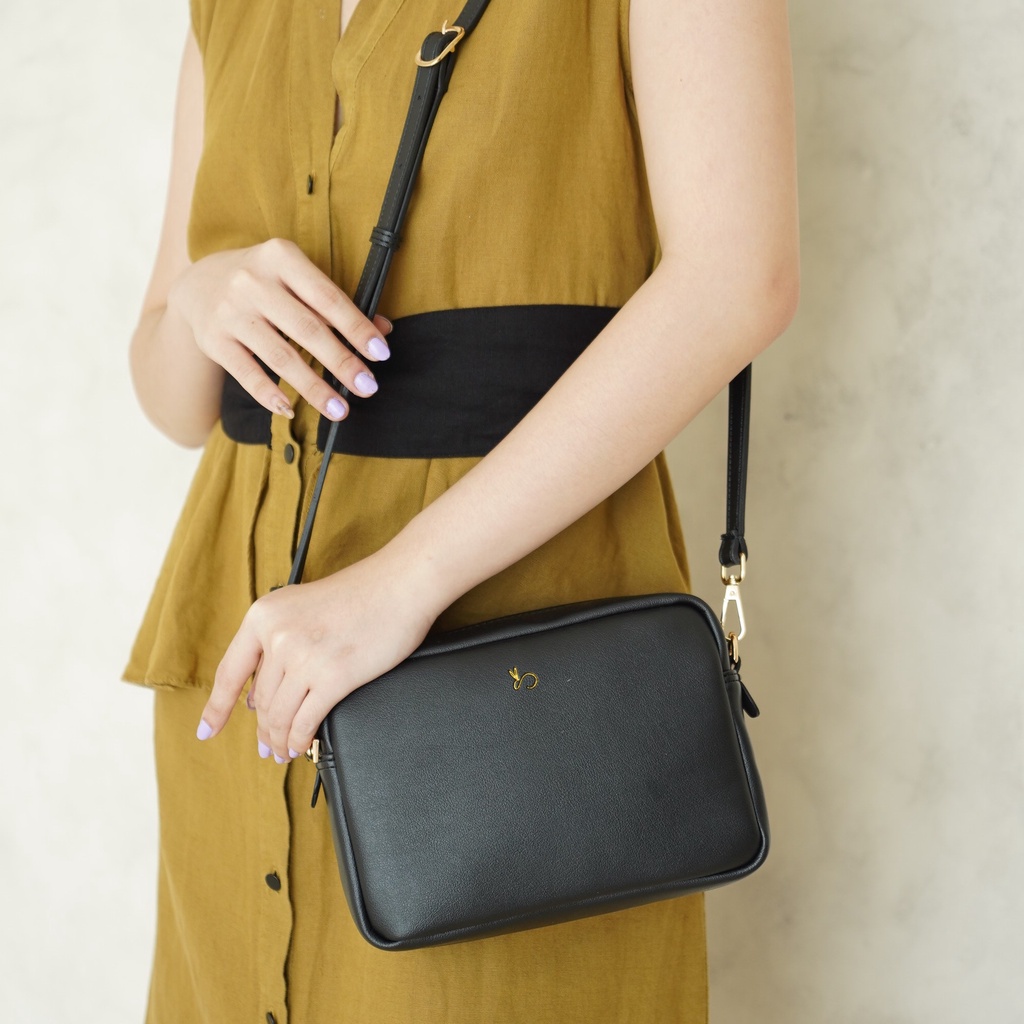 Jual Vallice - Mikka Bag Black Indonesia|Shopee Indonesia