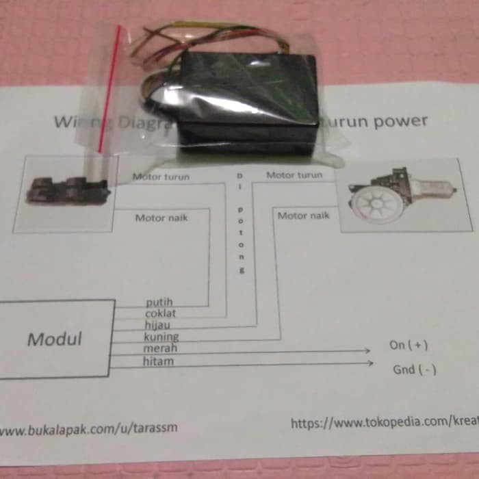 Jual Modul Otomatis Naik Dan Turun Power Window Universal Atau Modul ...