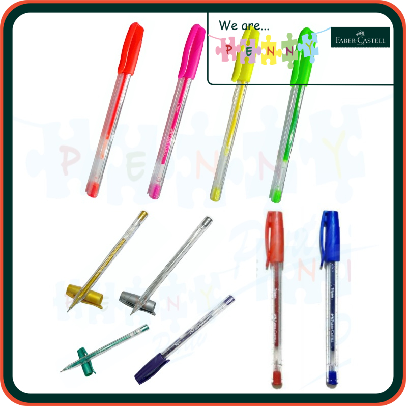 Jual Pulpen Warna Glitter & Neon Tripen Faber Castell Warna Warni ...