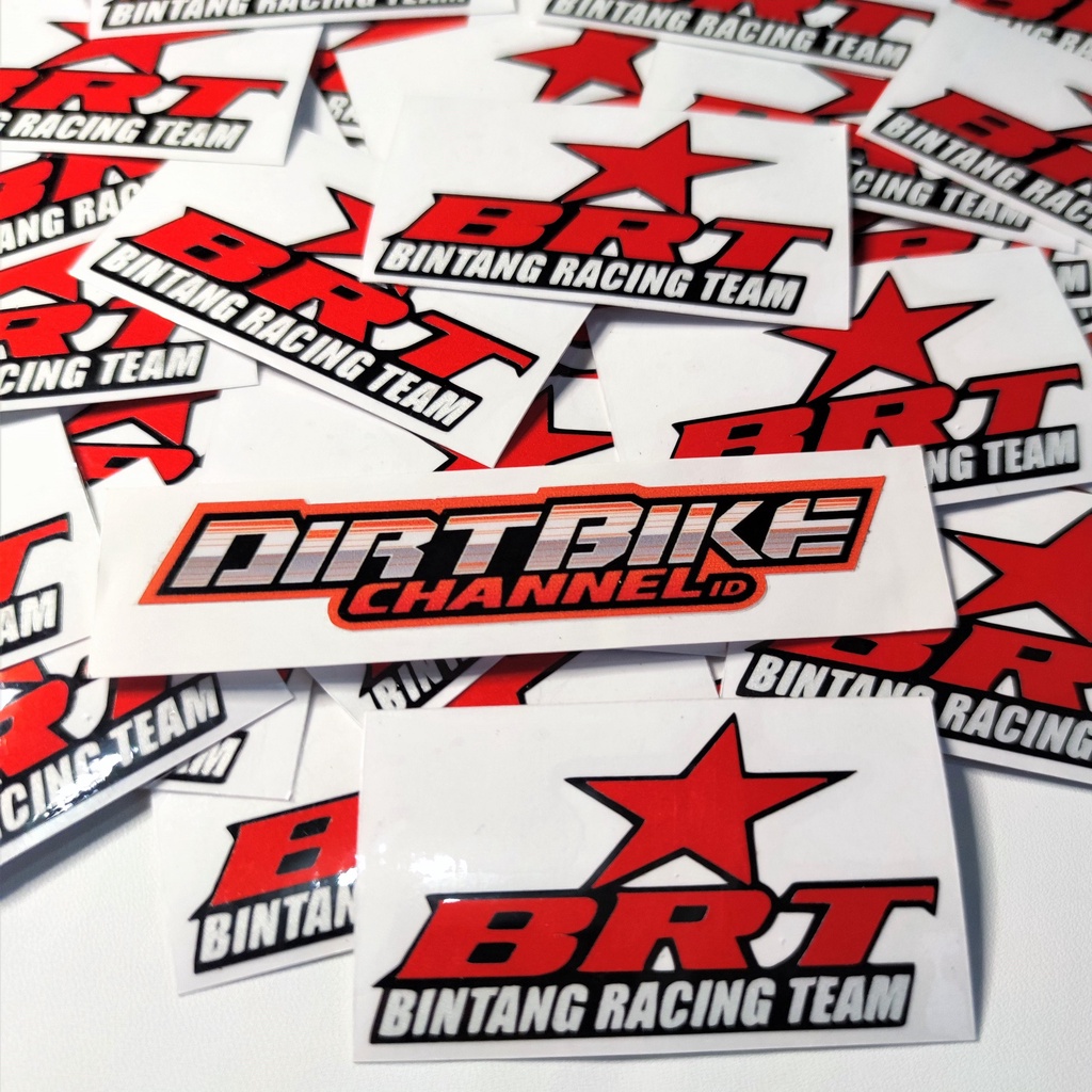 Jual Sticker Dirt Bike + Stiker Original BRT Cutting Timbul | Shopee ...