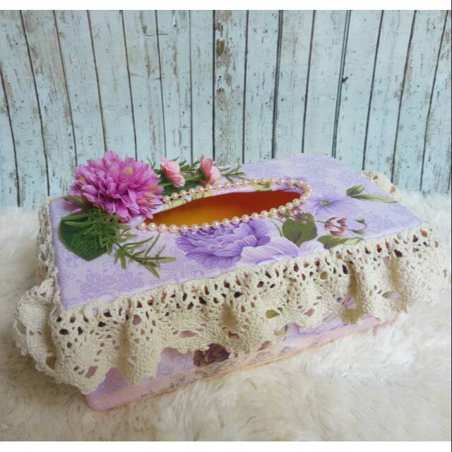 Jual Kotak tissue besar shabby chic vintage | Shopee Indonesia