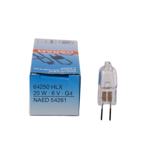 Jual OSRAM Lampu Halogen 6V 20W | Lampu Mikroskop Halogen Kacang Osram 64250 HLX 6 Volt 20 Watt ...