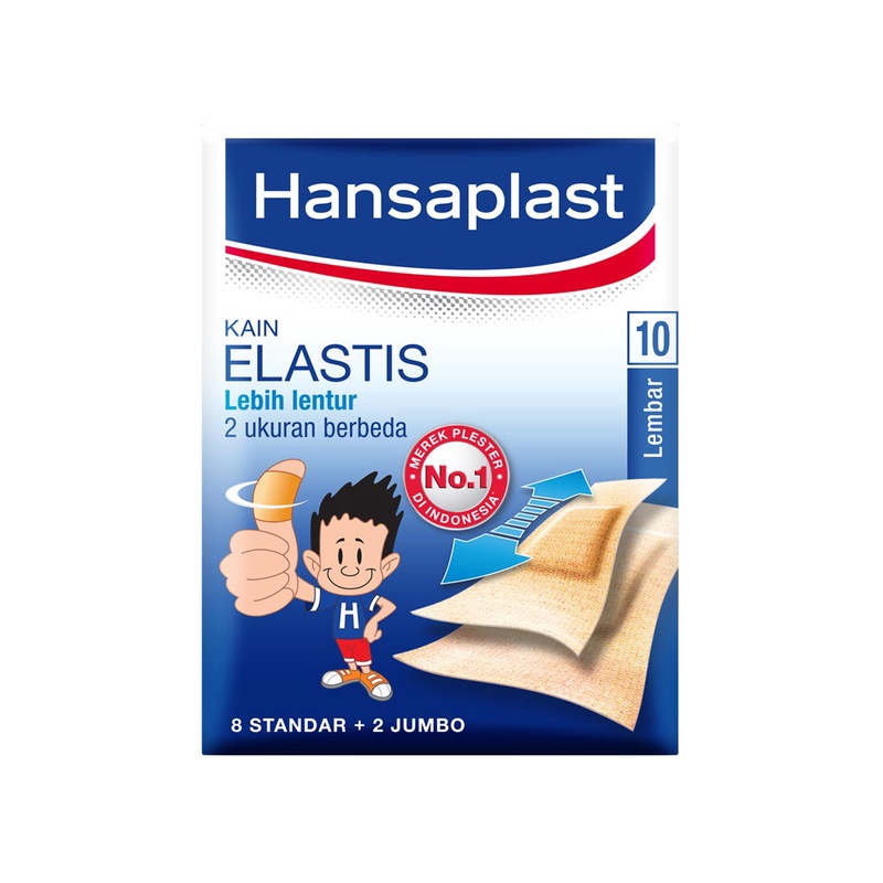 Jual Hansaplast Kain Elastis Standar 1pack @10lembar Plester Luka ...