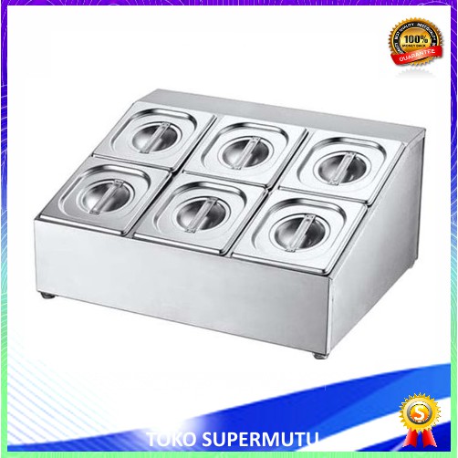 Jual Tempat Makanan Wadah Ice Cream CMD-32 Stainless Steel | Shopee ...