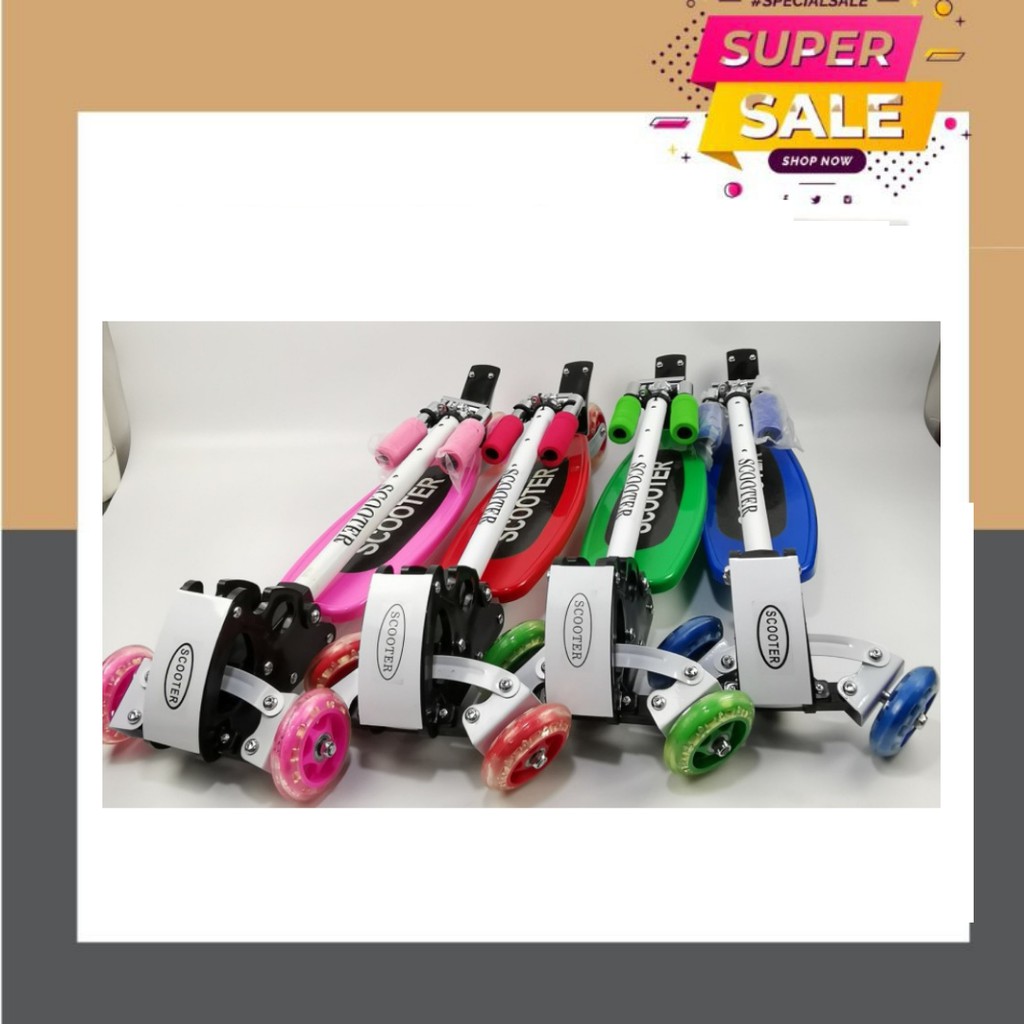 Jual Otoped Skuter Anak 4 Roda / Scooter/Mainan Anak Indonesia|Shopee ...