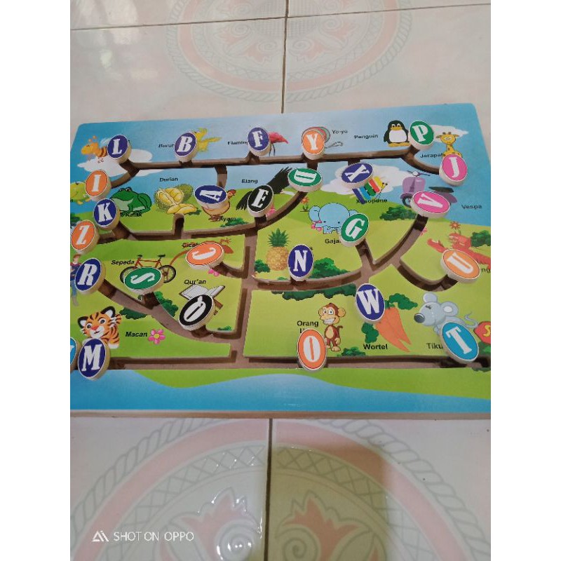 Jual mainan anak mainan kayu mainan edukasi Maze/mencari jejak binatang ... Jual mainan anak mainan kayu mainan edukasi Maze/mencari jejak binatang ...